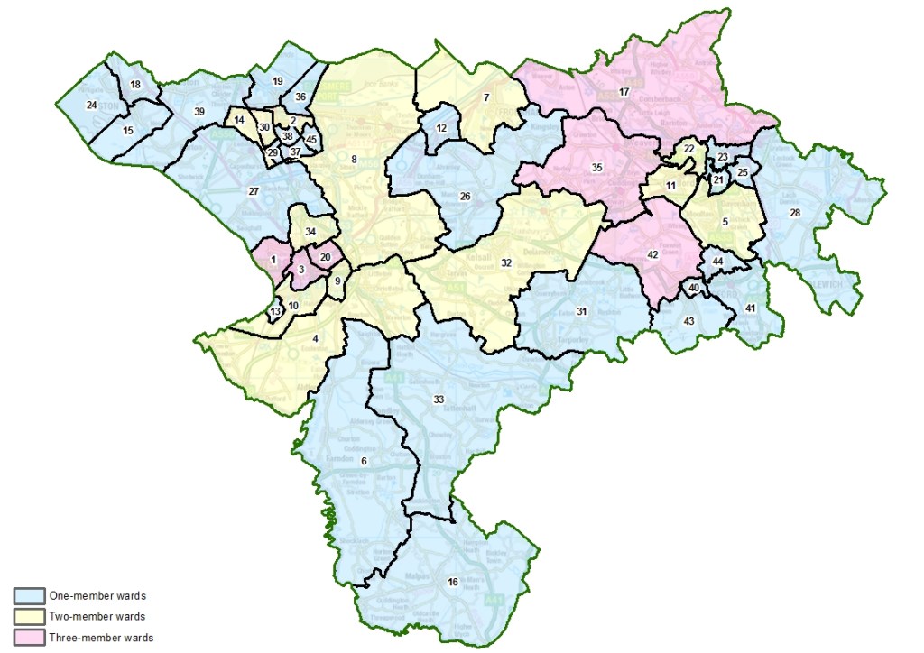 New council election wards proposed for 2019 – The Chester blog