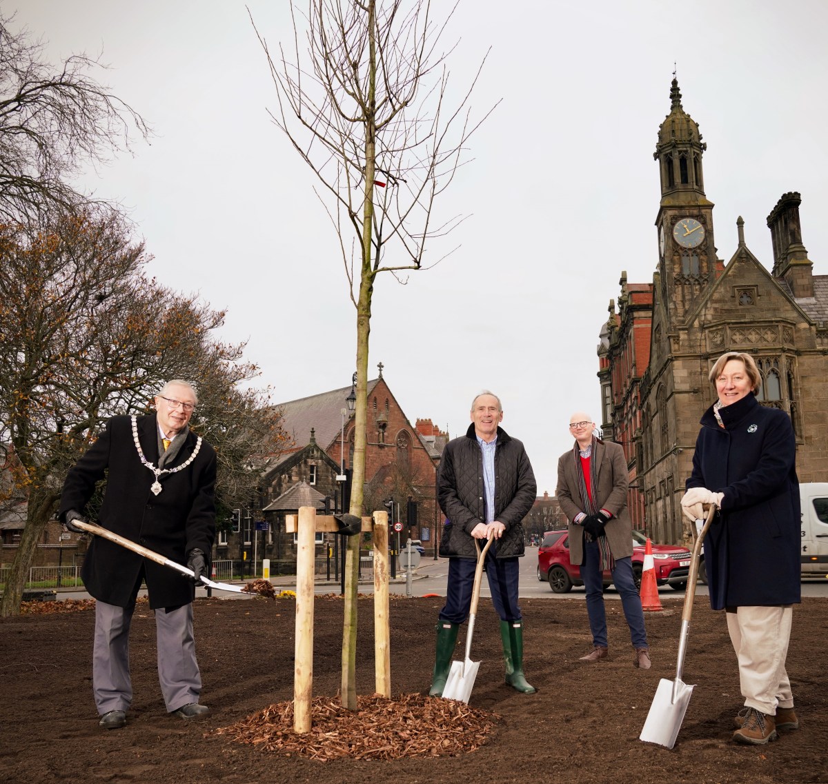 Jubilee tree planted – The Chester blog